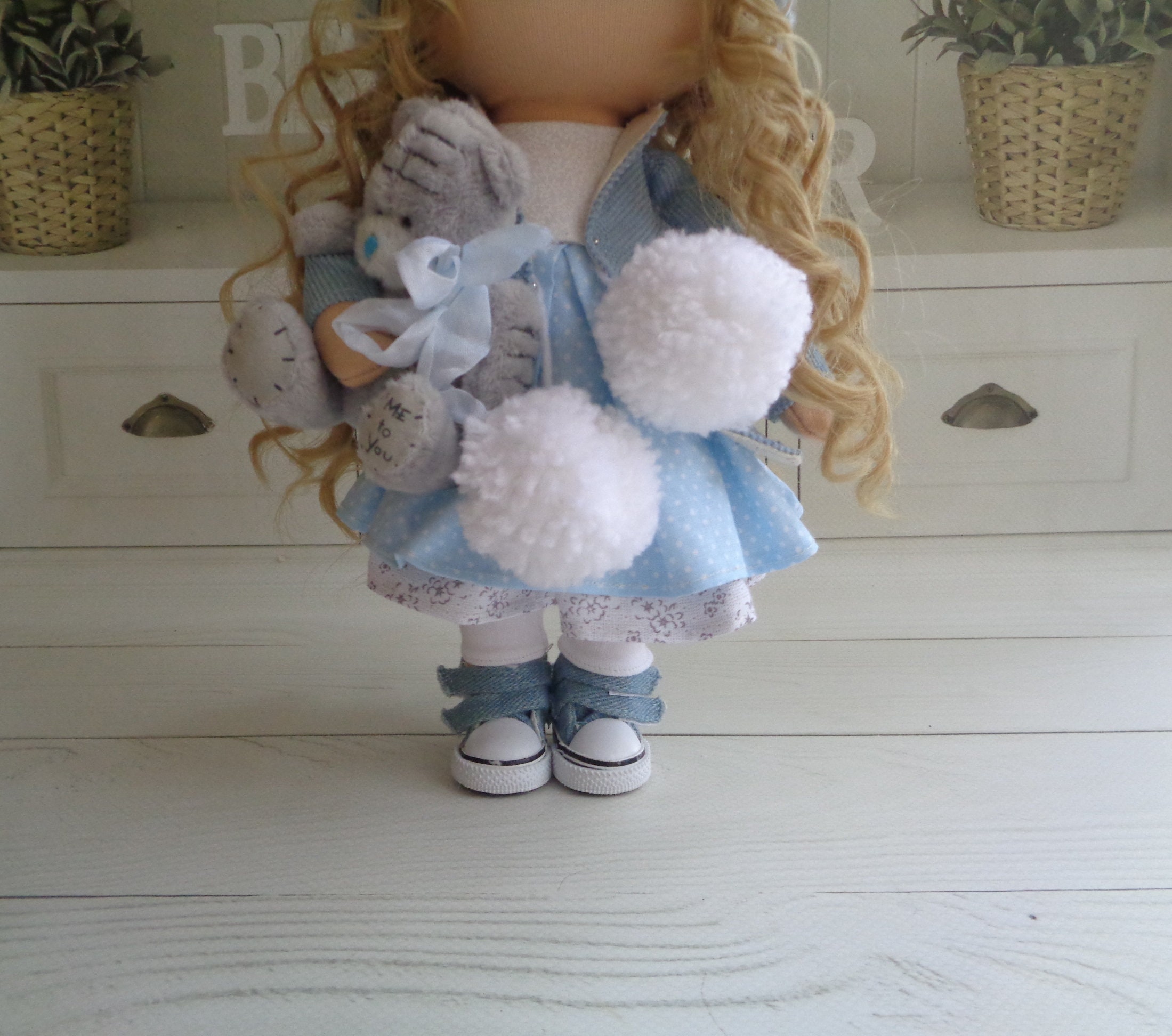 Tilda Doll Doll Textile Tilda Doll Nursery Decor Art Doll Fabric Doll ...