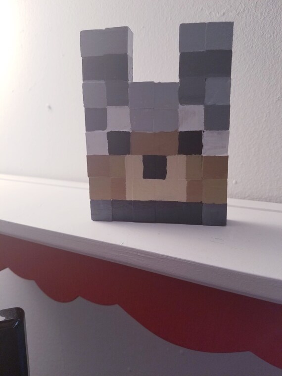 Wolf Minecraft Face
