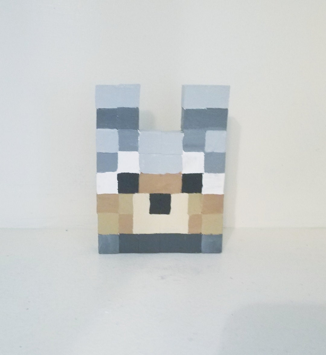 Minecraft Papercraft Dog