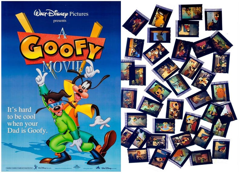 Larger Pack of 20x Genuine 35mm Clips - A Goofy Movie (1995) 35mm Film ...