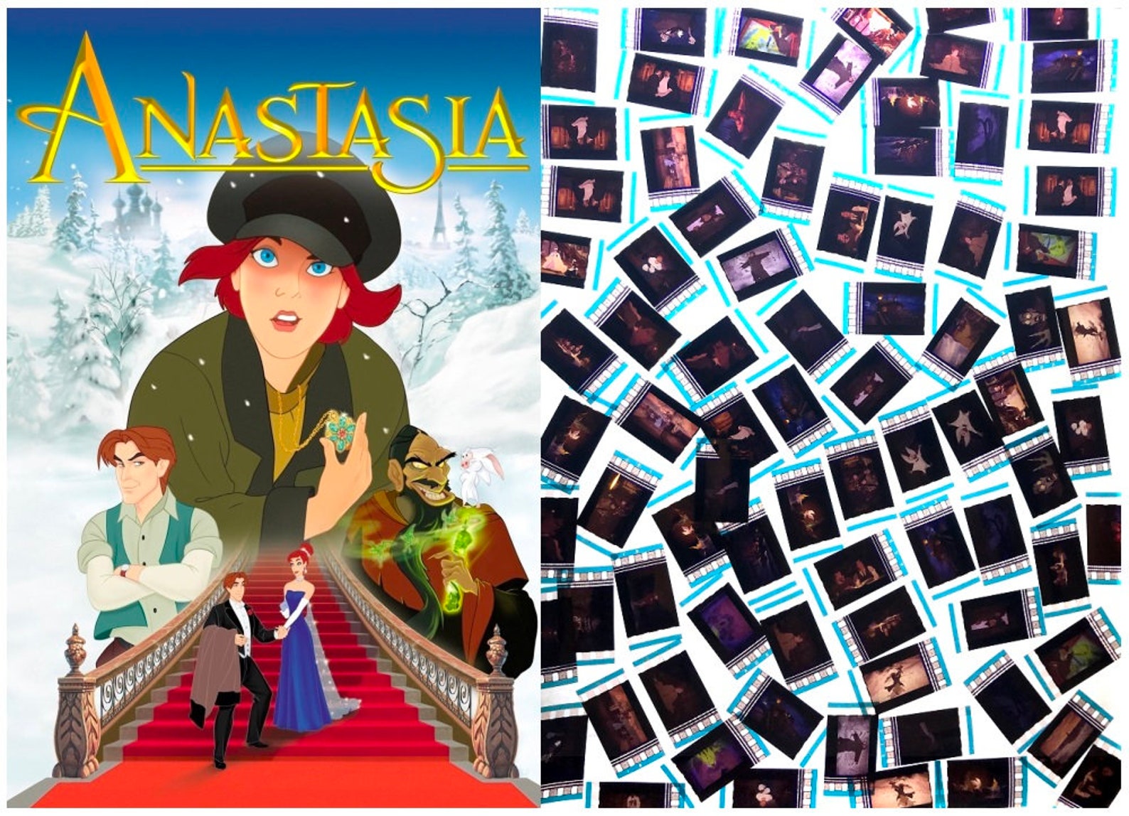 15x Genuine 35mm Clips Anastasia 1997 35mm Film Cell Movie - Etsy