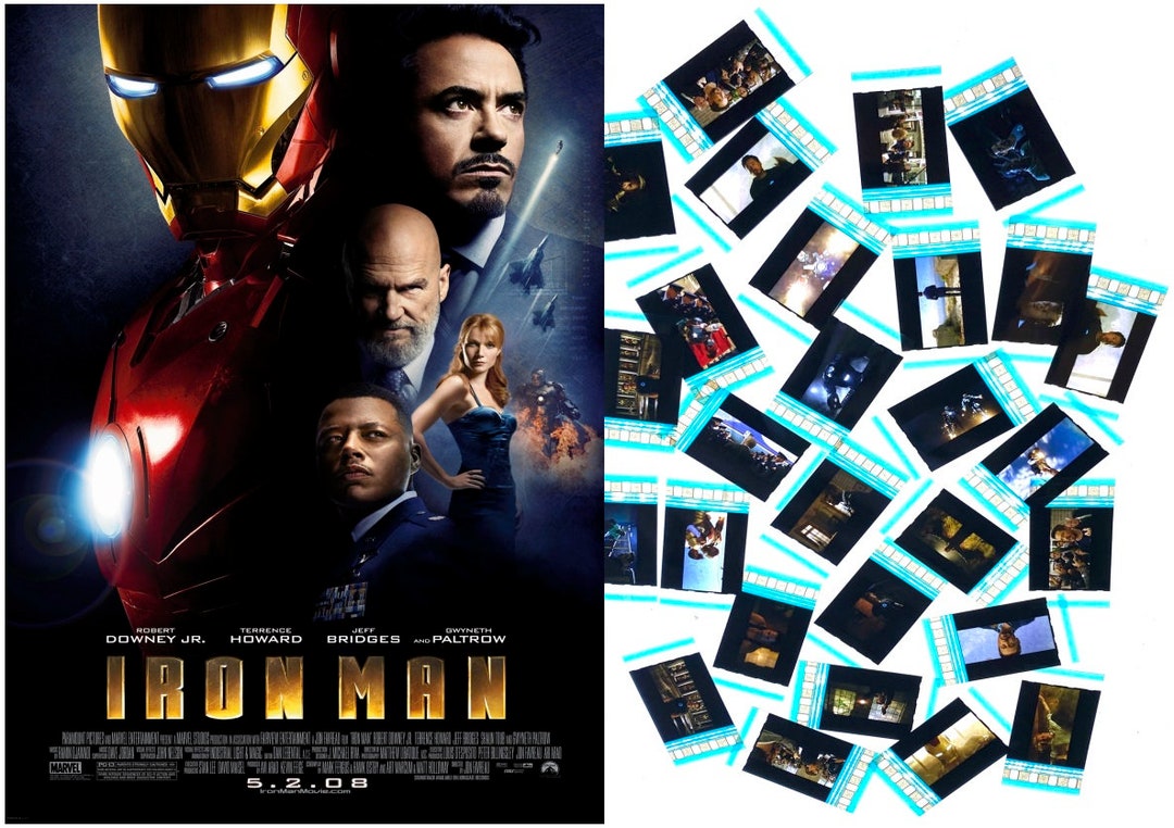 Larger Pack of X20 Genuine 35mm Clips - Iron Man (2008) 35mm Film Cell ...