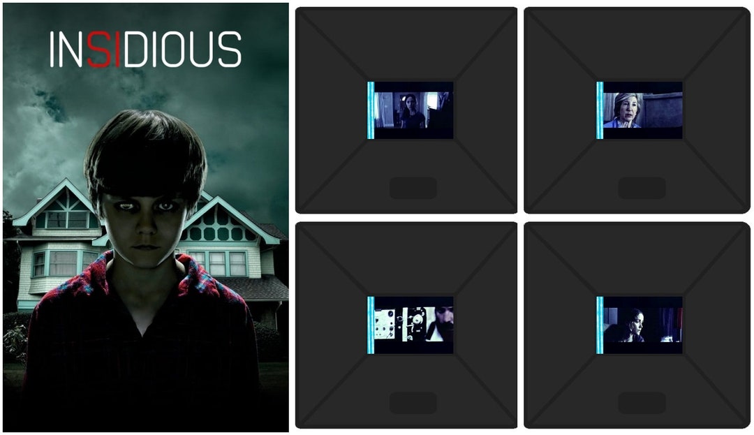Set of 4 Genuine 35mm Mounted Slides Insidious 2011 35mm Film Cell ...