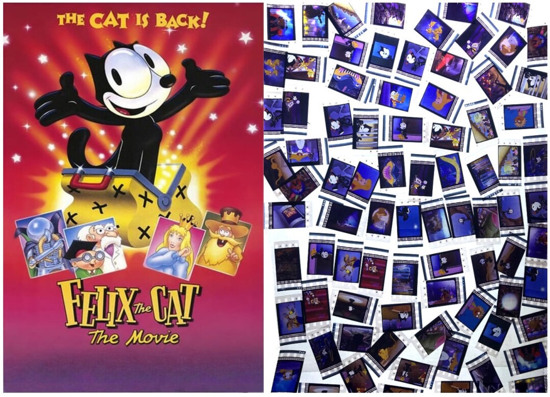 Larger Pack of 20x Genuine 35mm Clips - Felix the Cat the Movie (1988 ...
