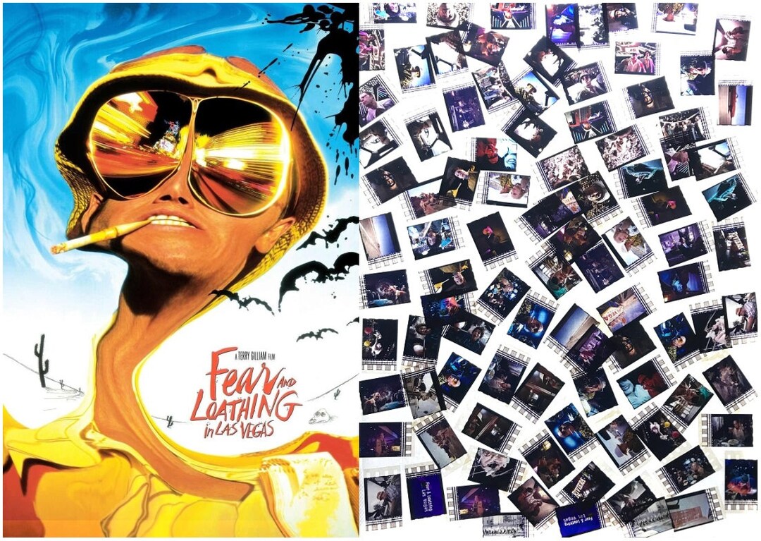 15 clips originales de 35 mm Miedo y asco en Las Vegas 1998 Paquete de ...