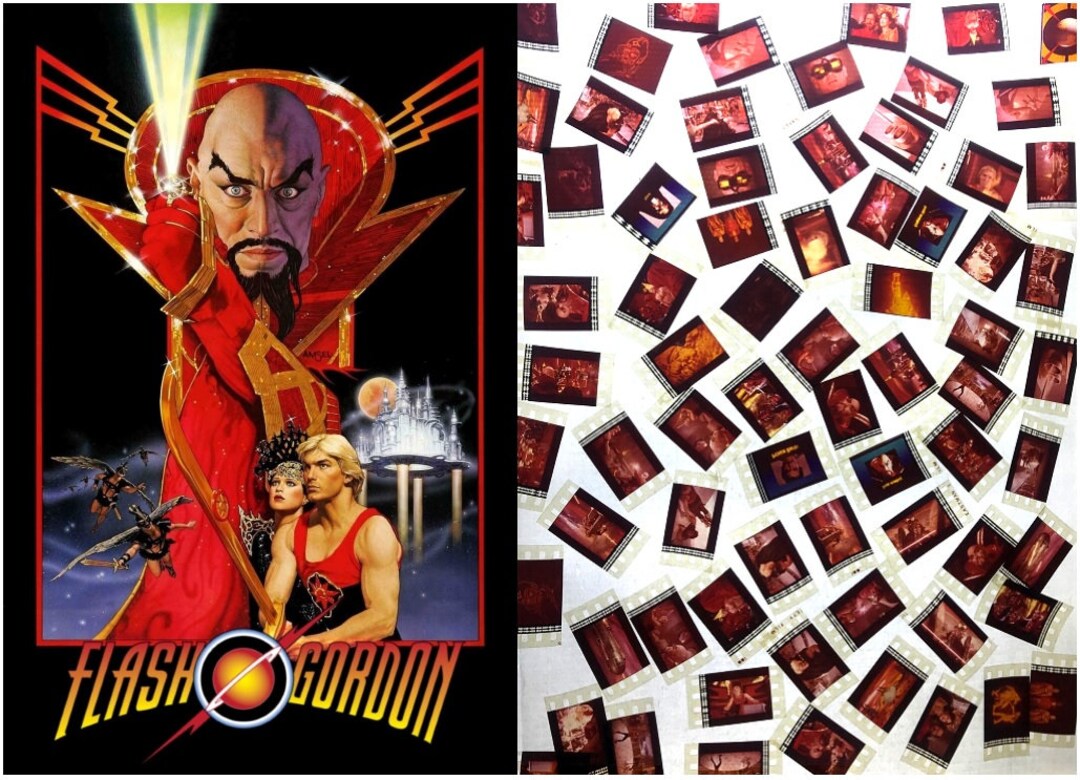 15 x véritables clips 35 mm Flash Gordon 1980 Film Cell Film 35 mm Film ...
