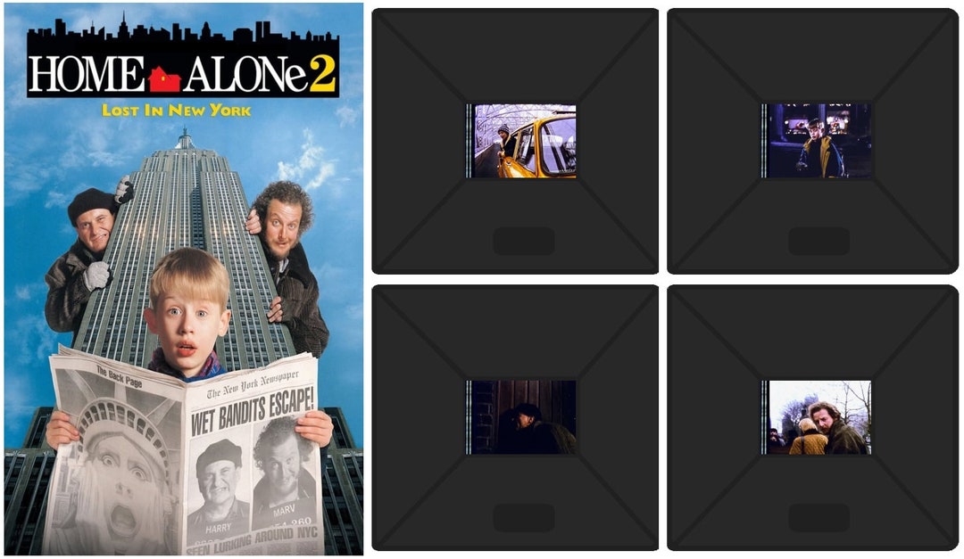 Set of 4 Genuine 35mm Mounted Slides Home Alone 2 Lost in New York 35mm ...