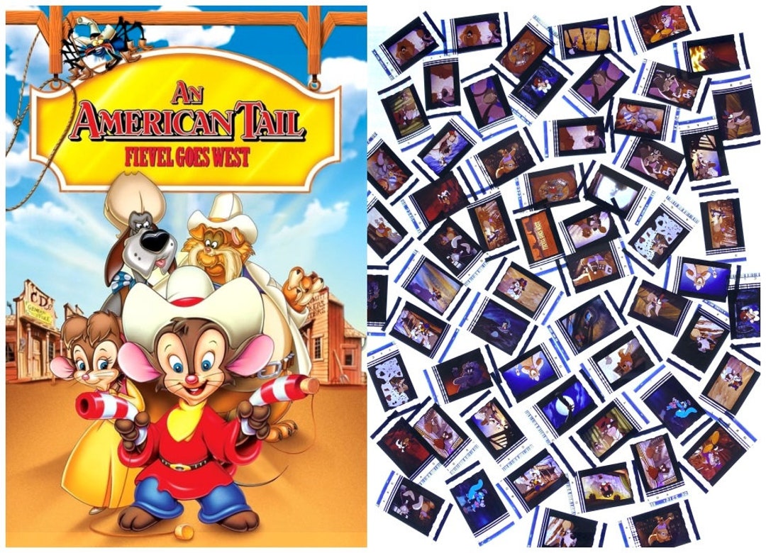 25x Genuine 35mm Clips an American Tail Fievel Goes West 1991 35mm Film ...