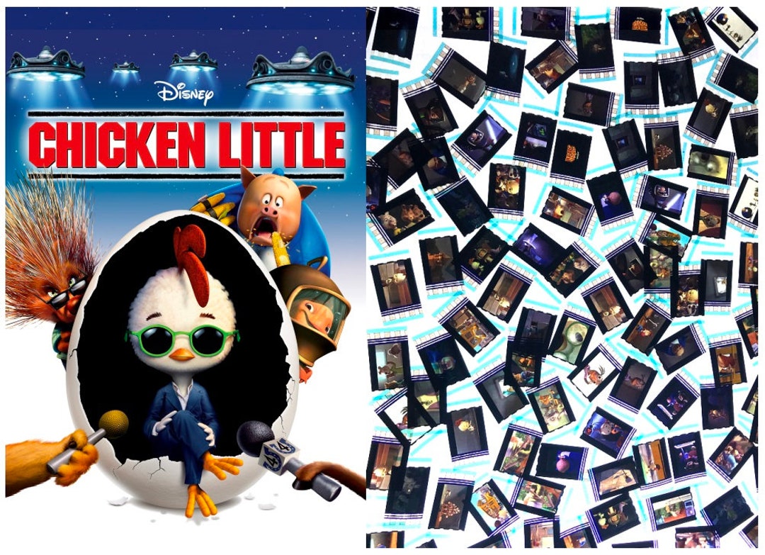 15x Genuine 35mm Clips Chicken Little 2005 35mm Film Cell Movie ...