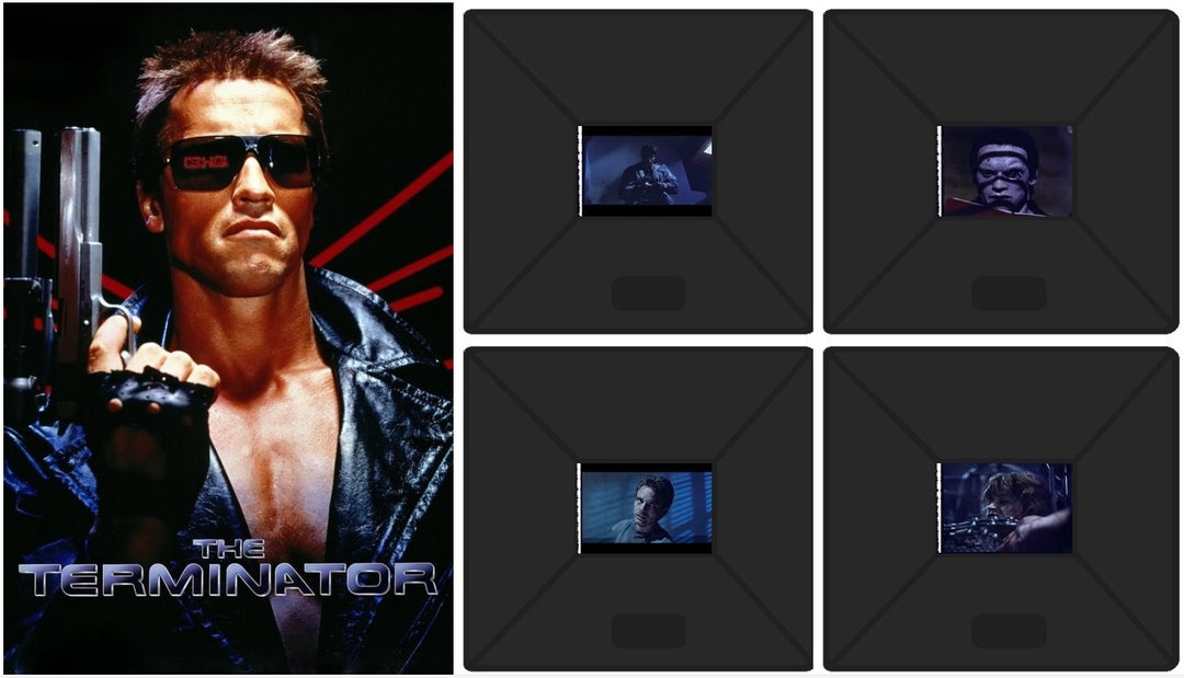 Set of 4 Genuine 35mm Mounted Slides the Terminator 1984 35mm Film Cell ...