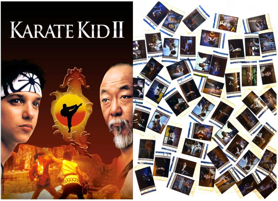 15x Genuine 35mm Clips the Karate Kid Part II 2 1986 35mm Film Cell ...