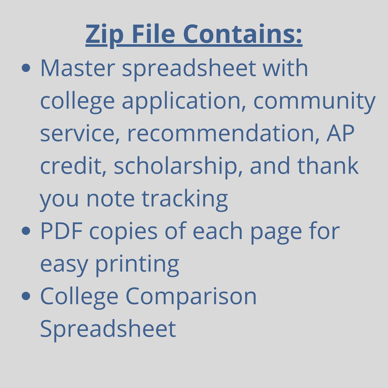 College Application Planning Bundle - Etsy