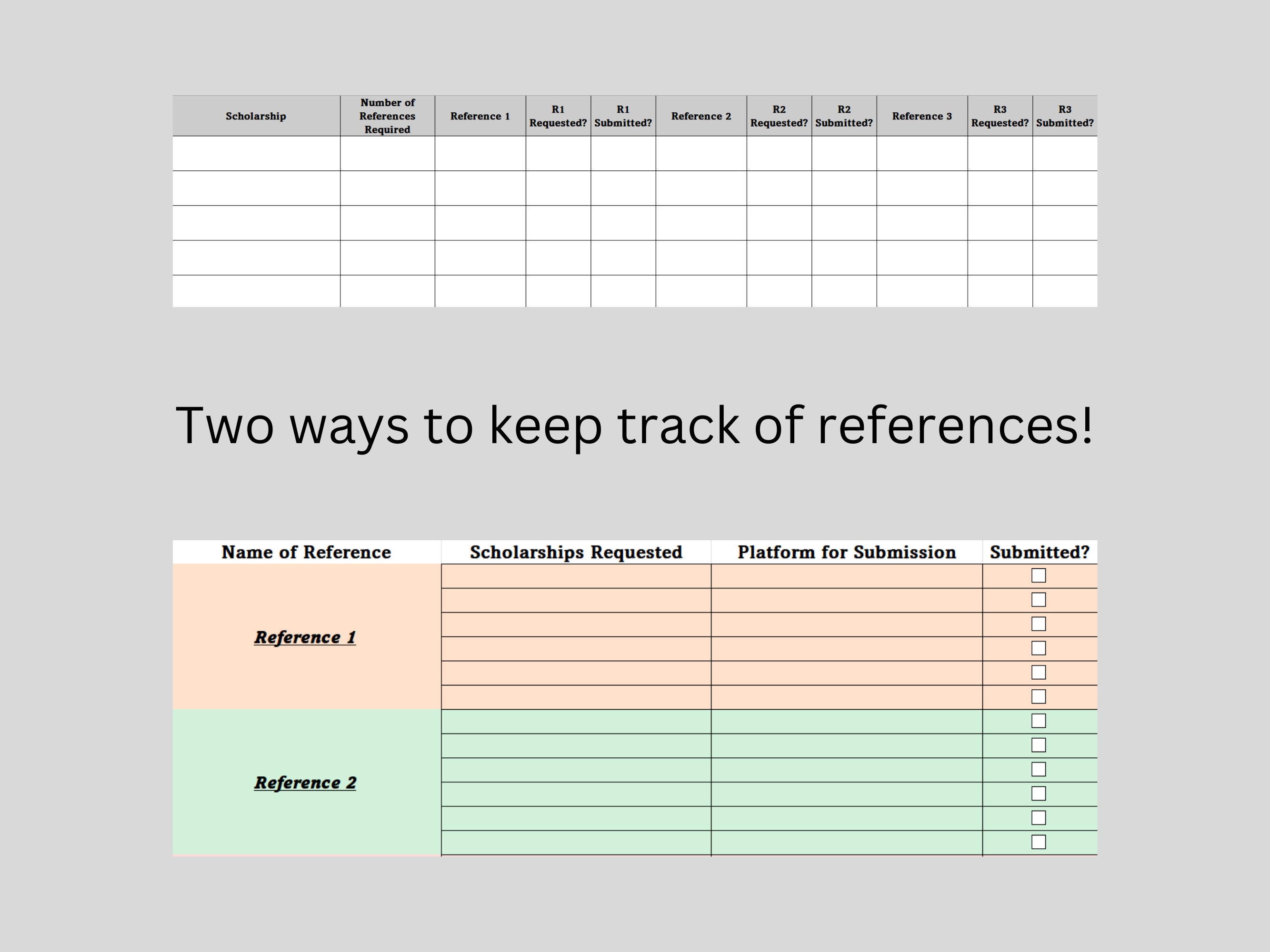 Scholarship Tracker | Scholarship Application Tracker | Scholarship ...