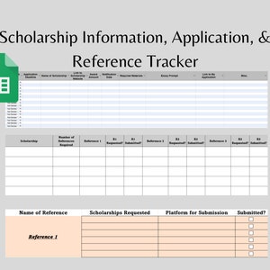 Scholarship Information, Application, & Reference Tracker | Google ...