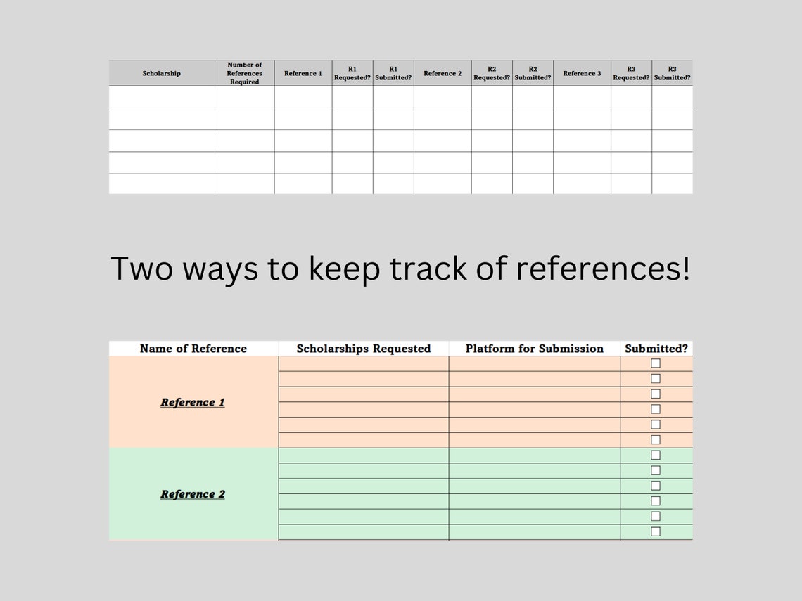 Scholarship Information, Application, & Reference Tracker | Google ...