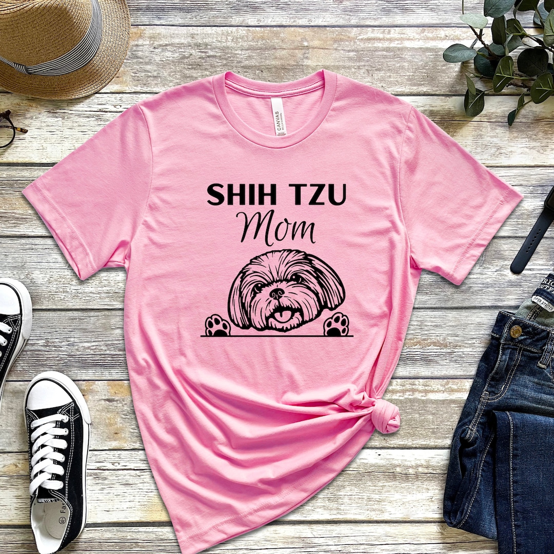 Shih Tzu Mom, Shih Tzu Owner, Shih Tzu Shirt, Cute Shih Tzu, Dog Mom ...