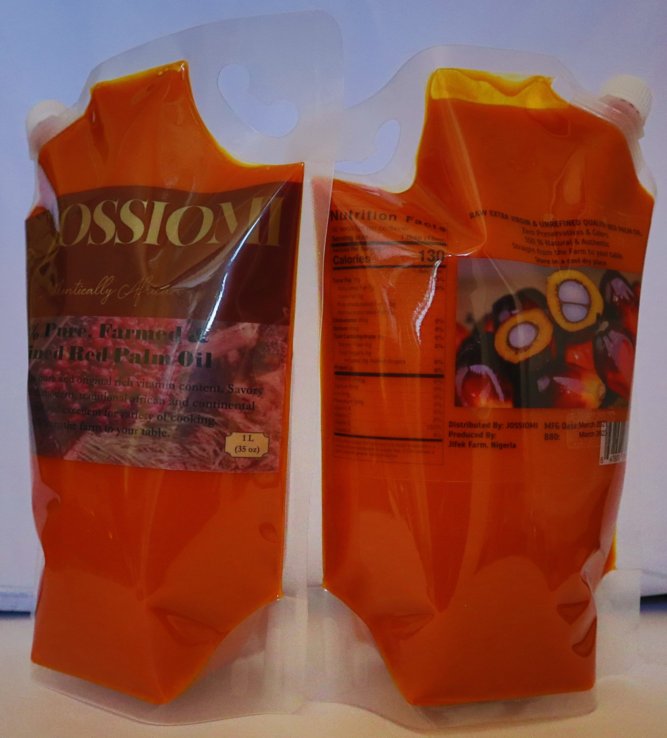 Huile de palme rouge 100% pure et non raffinée 1L 35oz - Etsy Canada