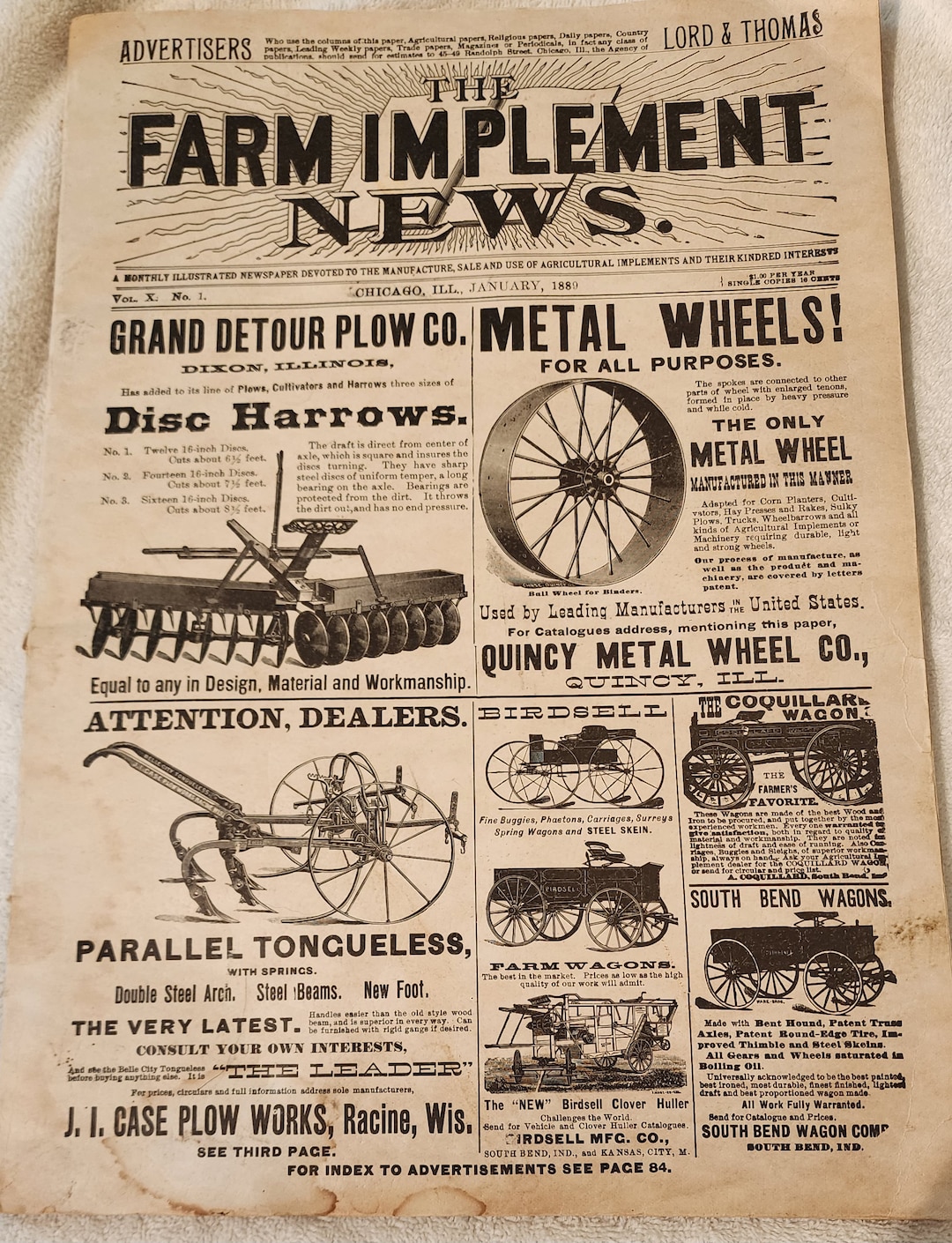 Reproduced 1890s Farm Implement Catalog - Etsy
