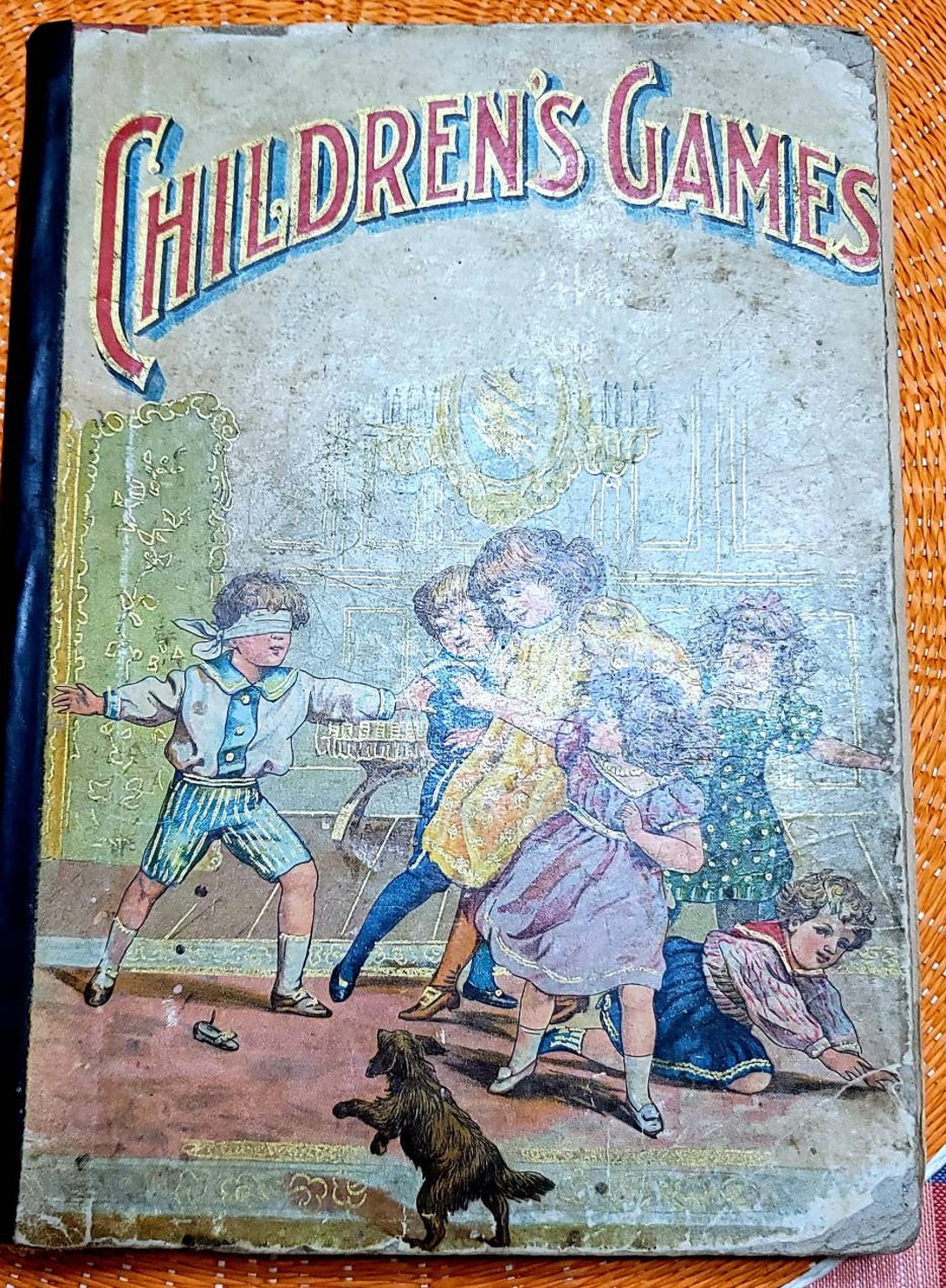 Antique Children's Games Book - Etsy