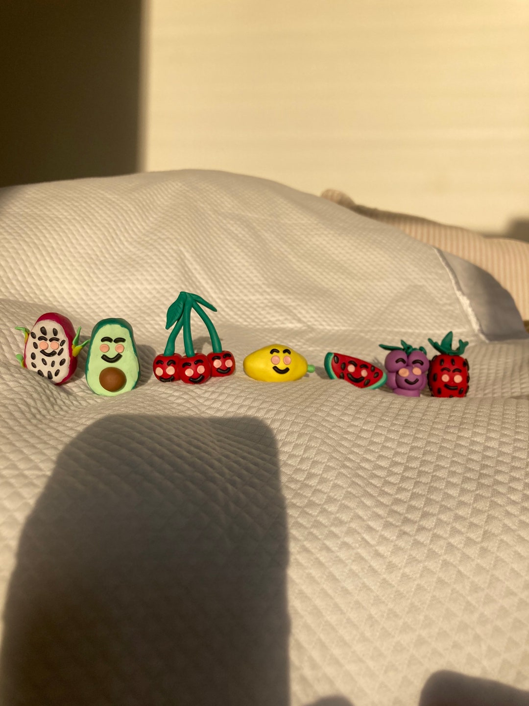 Handmade Polymer Clay Fruit Desk Friend/clay Desk Buddy/clay Desk Pet ...