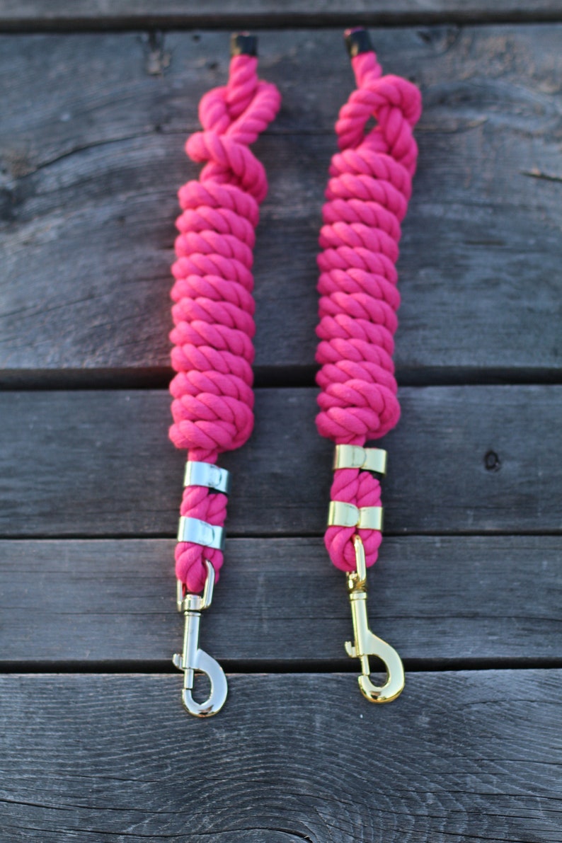 Horse Lead Rope 1/2 Inch X 6 Foot Length Hot Pink - Etsy