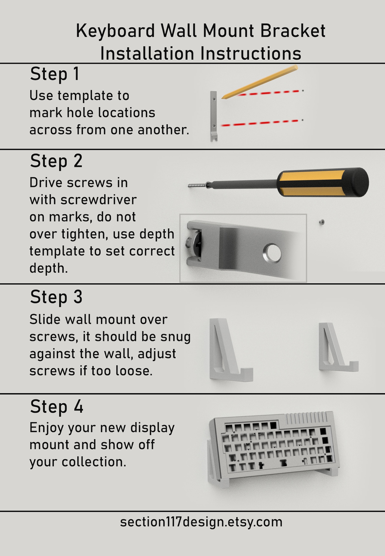 Wall Mounted Mechanical Keyboard Display Stand - Etsy Canada