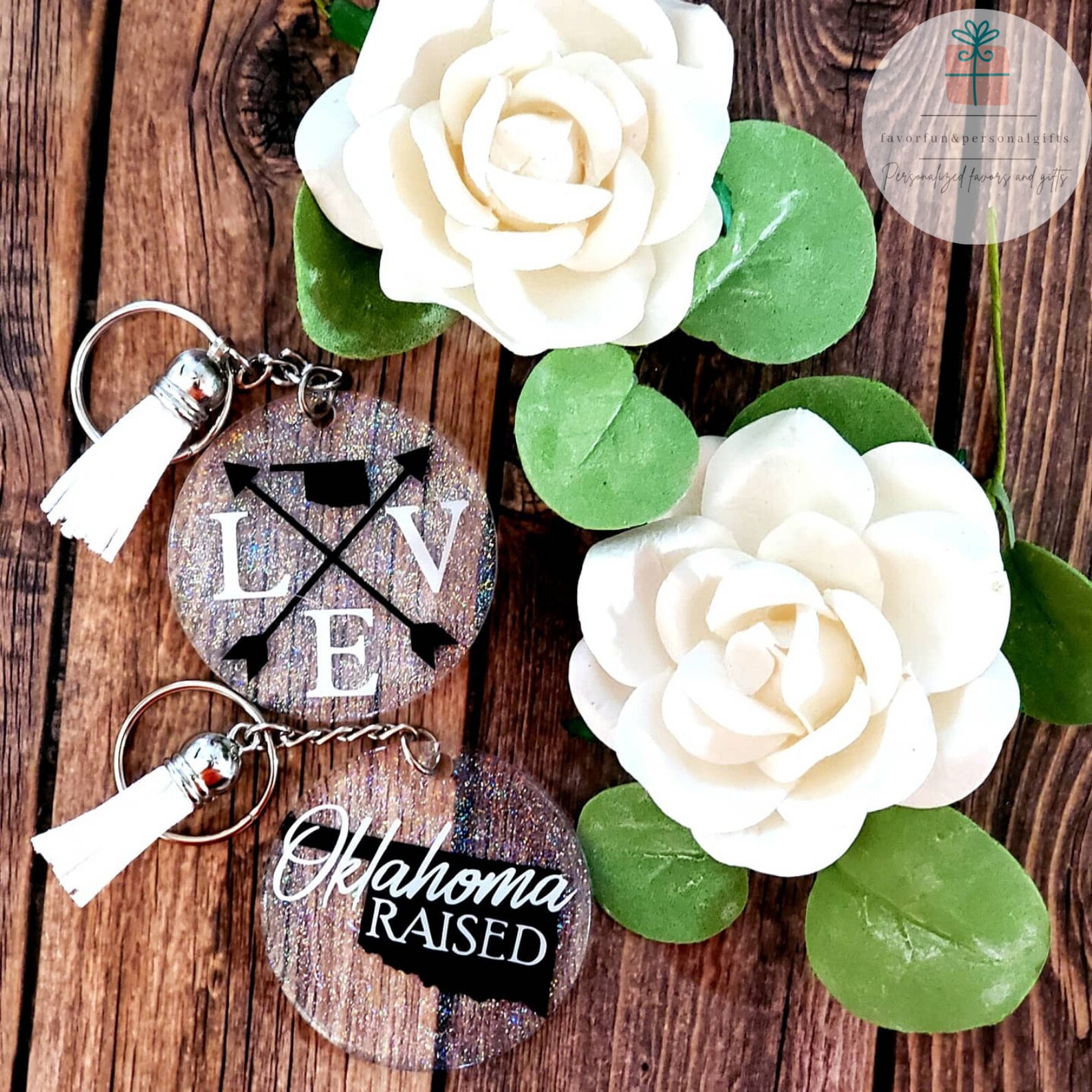 Oklahoma keychain Okie keychain Oklahoma Proud Oklahoma | Etsy