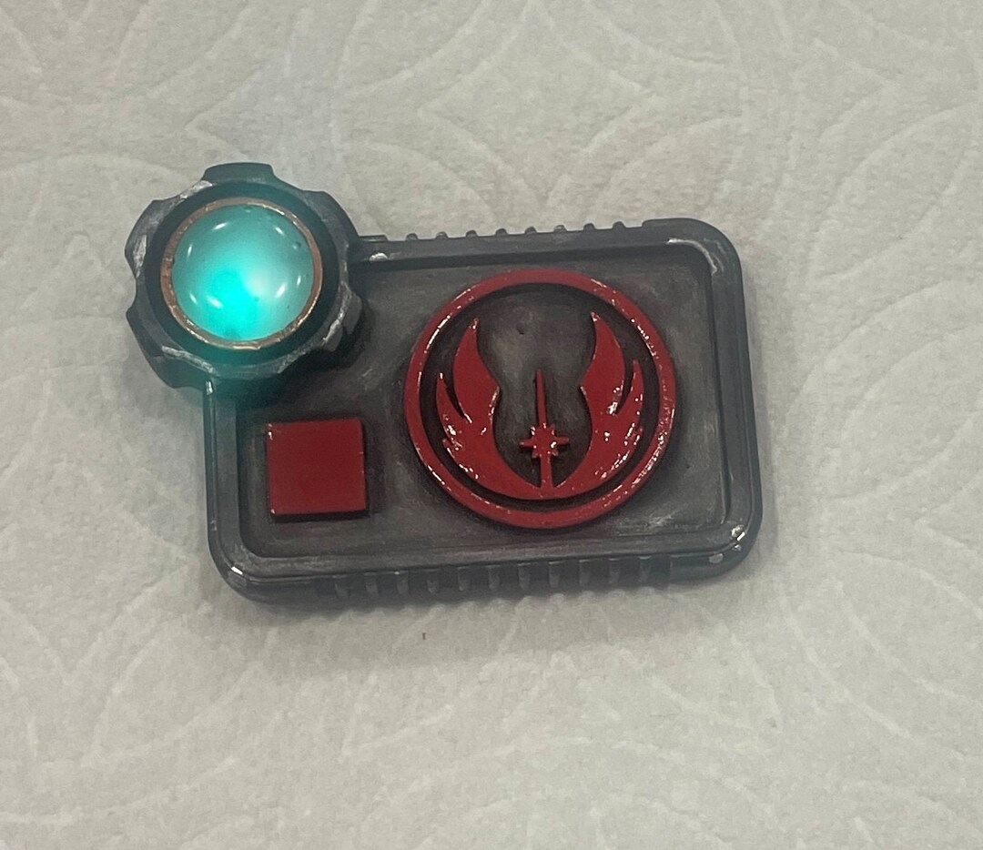 New Star Wars Inspired Custom Jedi Lighted Communication Badge ...