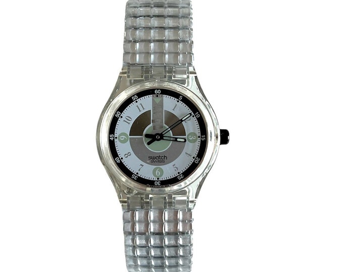 NEW in Box Swatch Stop-watch RUSHER SSK108 - Unworn Mint Condition ...