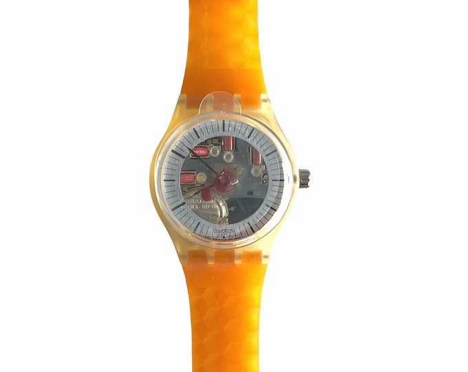 NEW : Vintage Swatch Watch Musicall ADAM SLZ106 Unworn Mint New Battery Running Music by Peter ...