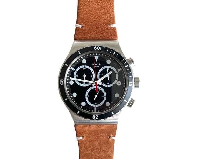 NEW : Swatch New Irony Chrono DISORDERLY YVS424 Unworn - Etsy