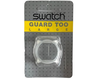 New Vintage Swatch Watch Guard White 34mm in Blister Standard Gents ...