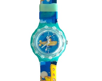 The BEATLES Swatch Scuba SDL101 YELLOW SUBMARINE Rare Vintage Swiss ...