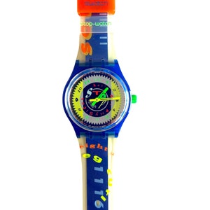 NEW : Vintage Swatch Stop-watch TIME CUP SSN101 From 1994 Unworn New in ...