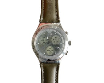 NEW : Swatch New Irony Chrono DISORDERLY YVS424 Unworn - Etsy