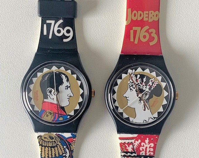 NEW : Swatch Napoleon & Josephine - Vintage - Aiglon + Aiglette GB158 ...