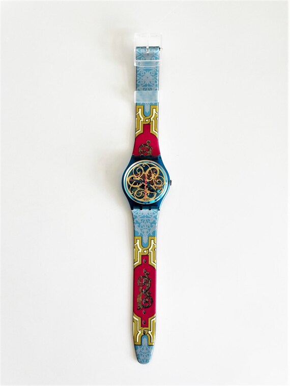 NEW : rare 1990 vintage Swatch Gent Original STUCCHI … - Gem