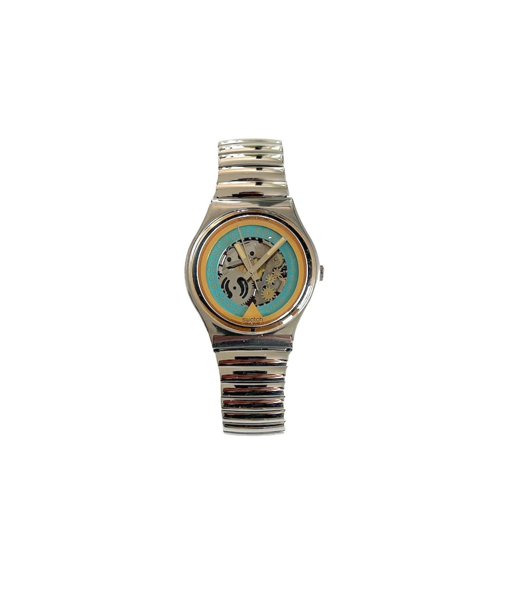 Vintage 1989 Vintage Swatch Gent Flex DAY OFF GY401 - Unworn Mint ...