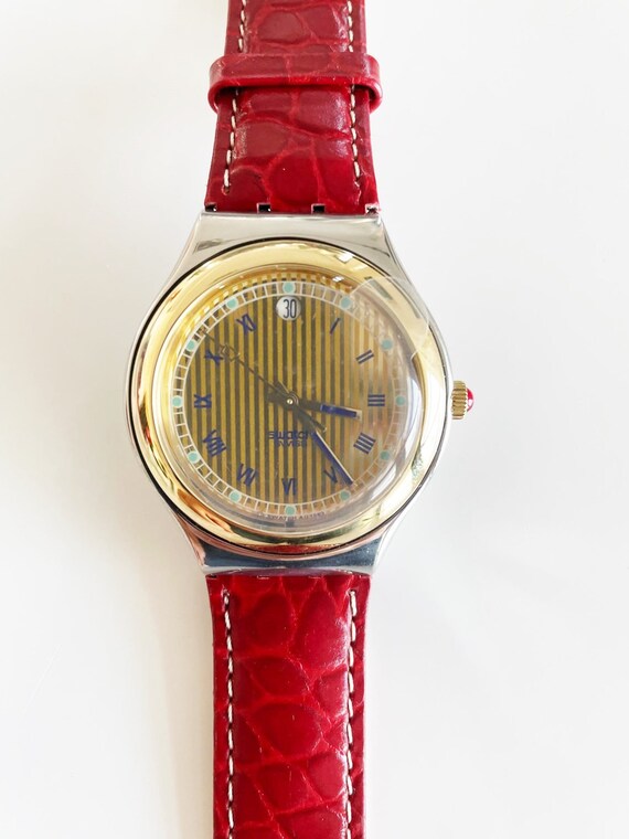 NEU : Vintage Swatch Irony Big CROWNED HEAD YGS402 | Etsy