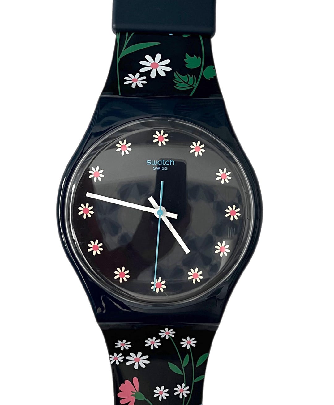 Vintage Swatch Maxi Wall Clock: Floral Carpet Design, 209cm Tall ...