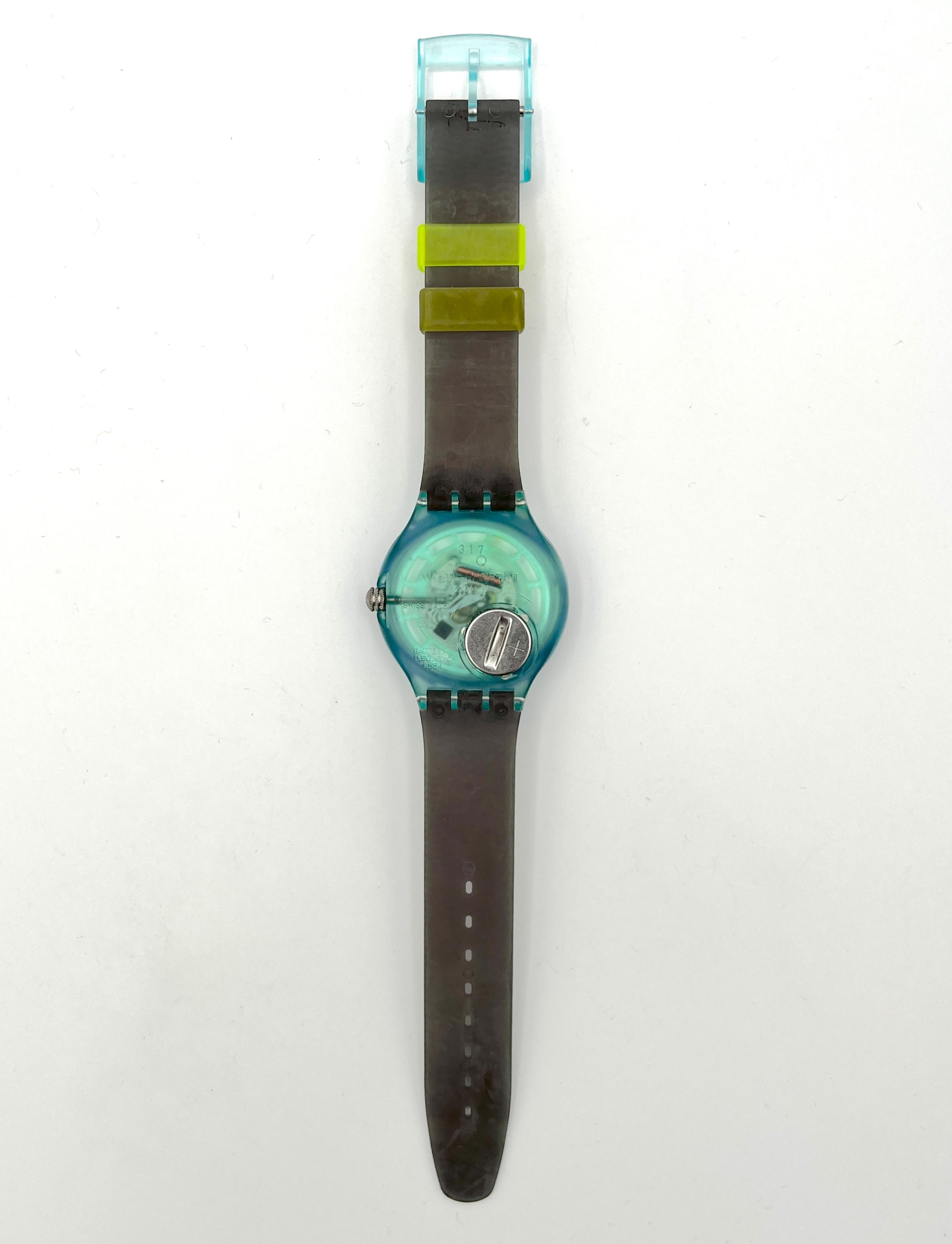 1993 Swatch Scuba200 BERMUDA TRIANGLE SDN106 - New in Box Vintage Swiss ...