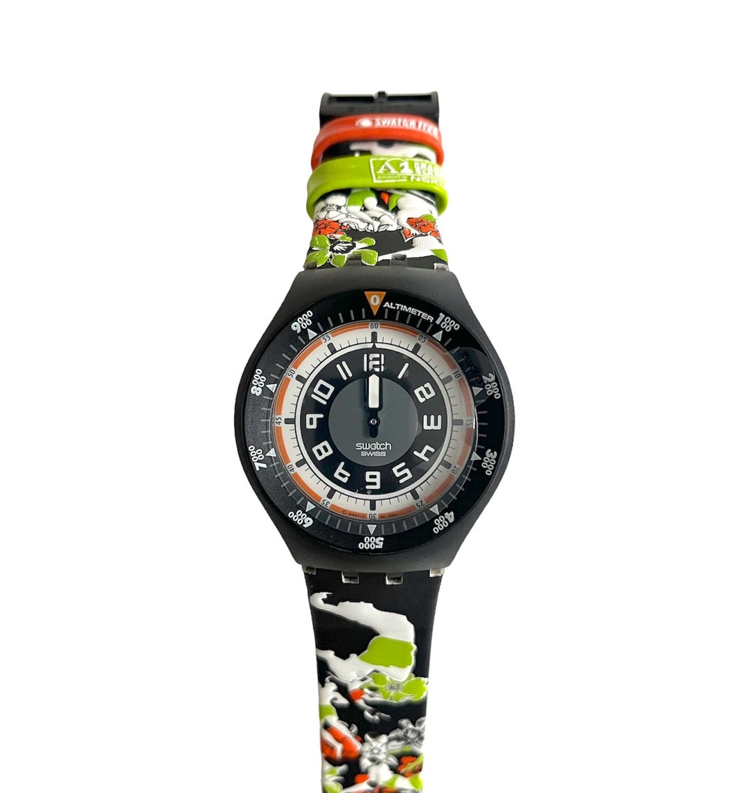 New in Box Vintage Swatch Fun Boarder MOUNTAIN MANIA SULM101C - Etsy