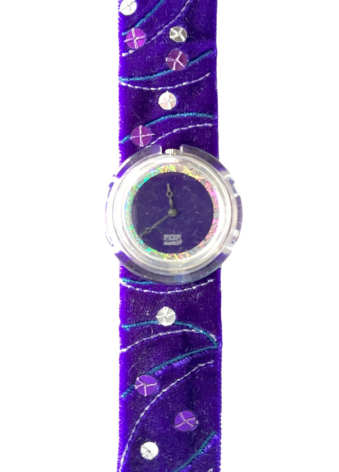 NEW : Vintage Midi Pop Swatch PMK155 VIOLET DELIGHT From 2005 Unworn ...