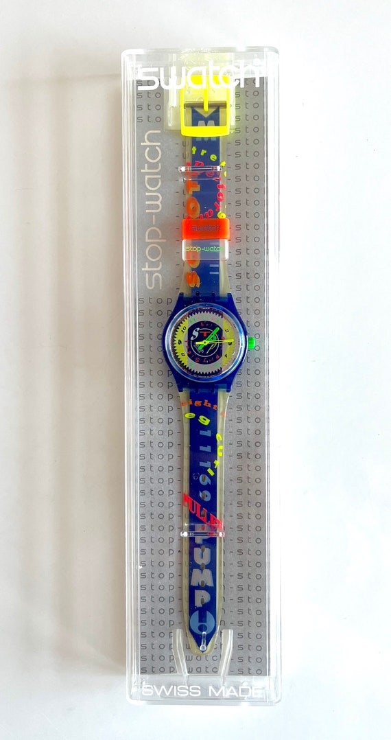 NEW : vintage Swatch Stop-Watch TIME CUP SSN101 from … - Gem