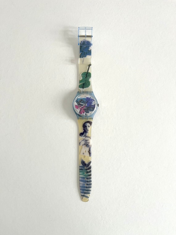 Vintage 1992 Swatch Gent PHOTOSHOOTING GN122 - unworn… - Gem