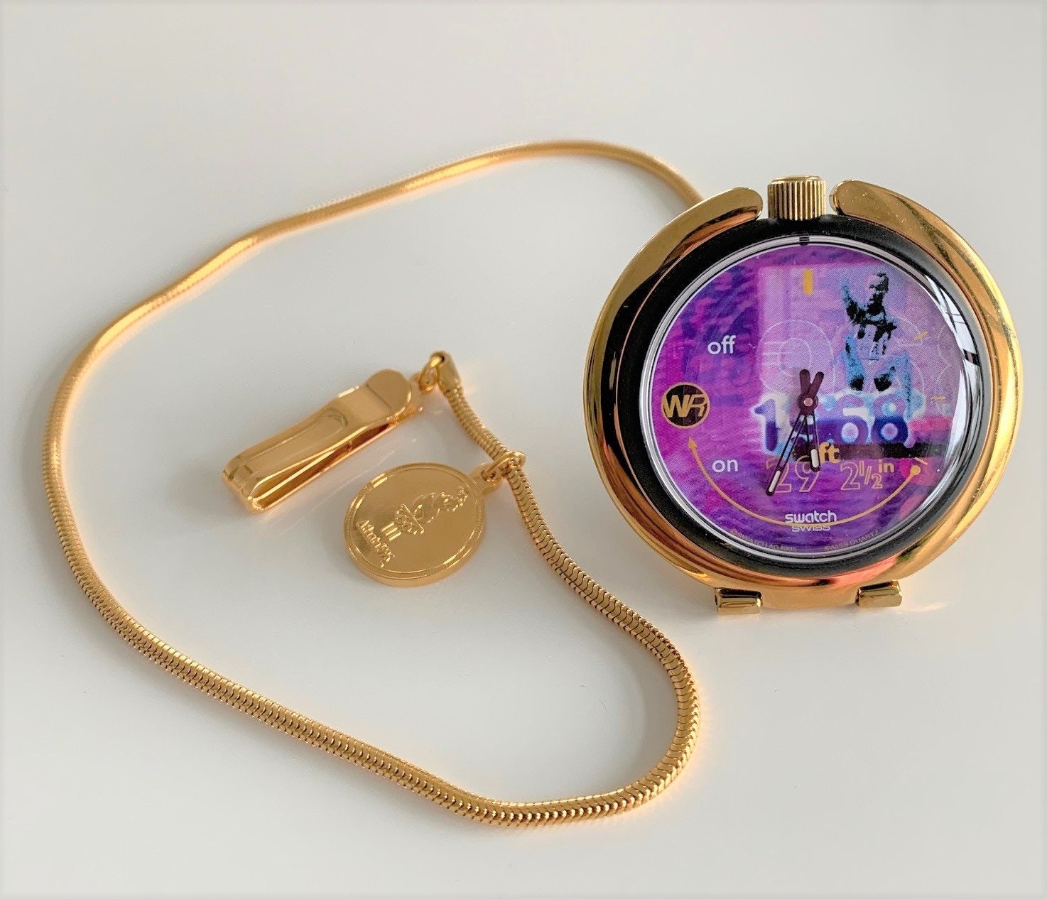 NEW : Rare Swatch Pop-up Swatch Pocket Watch Alarm Clock - Etsy