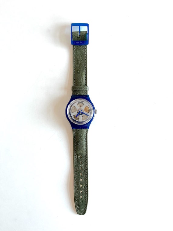 Vintage 1993 Swatch Automatic SAN102 BAERU - new in b… - Gem