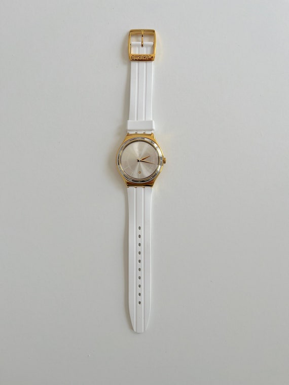 NEW in box Swatch Irony Big Classic WHITELINER YWG401… - Gem