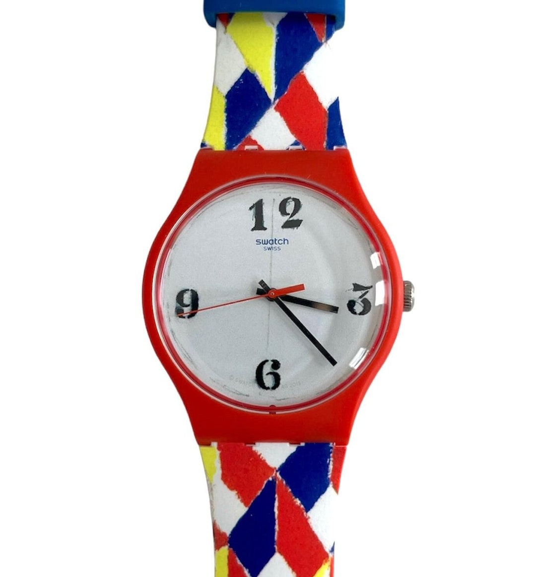 Unworn Swatch New Gent the Joe TILSON VENETIAN Watch SUOZ312S - New in ...