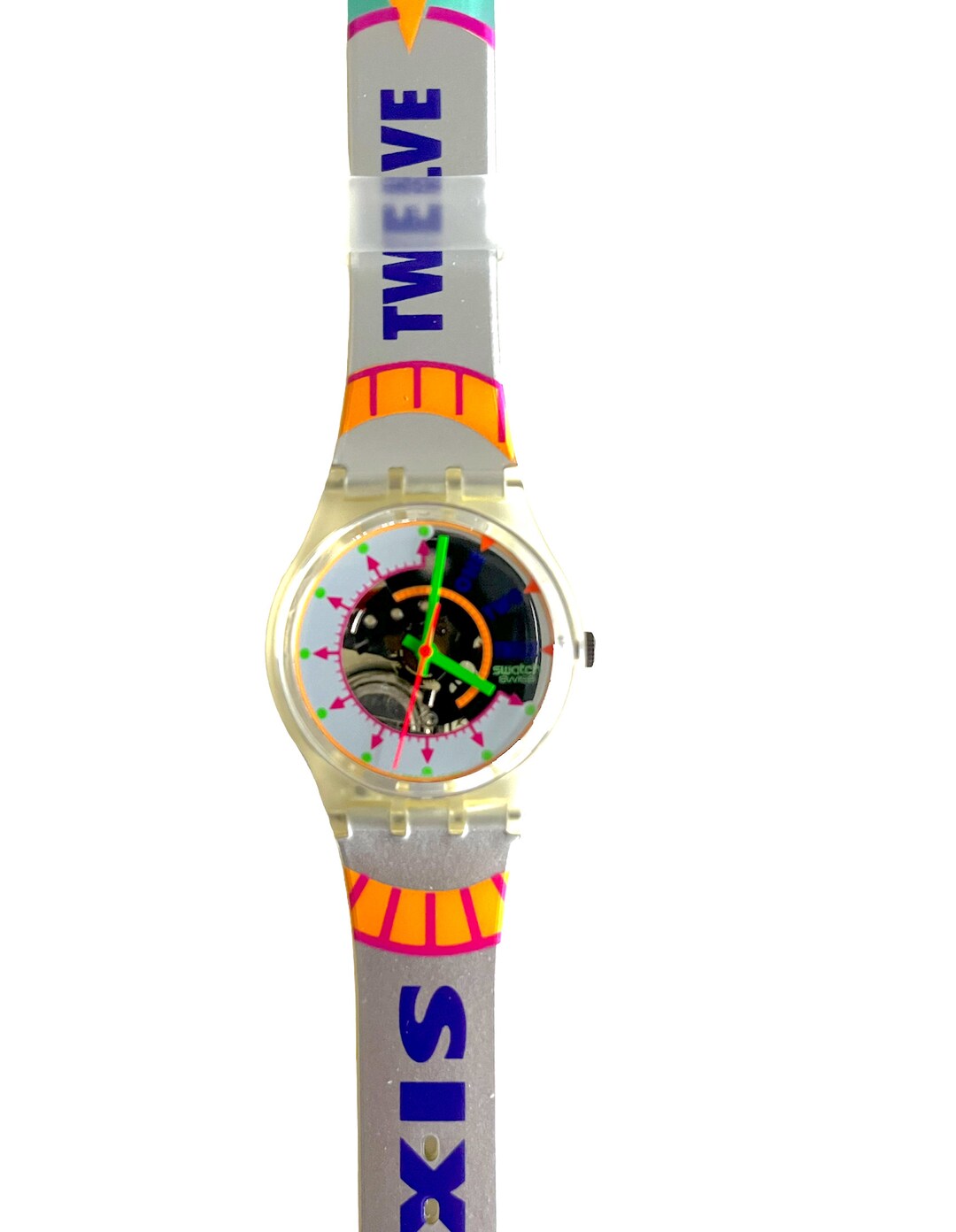Vintage 1993 Swatch Watch Gent SPORT SECTION GK164 Unworn Mint ...
